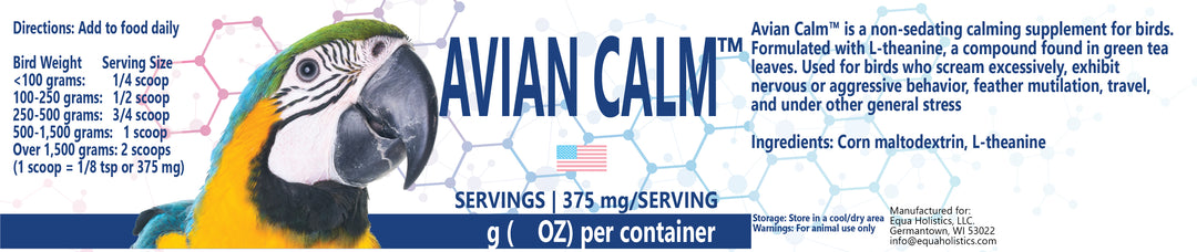 Avian Calm™ – Equa Holistics